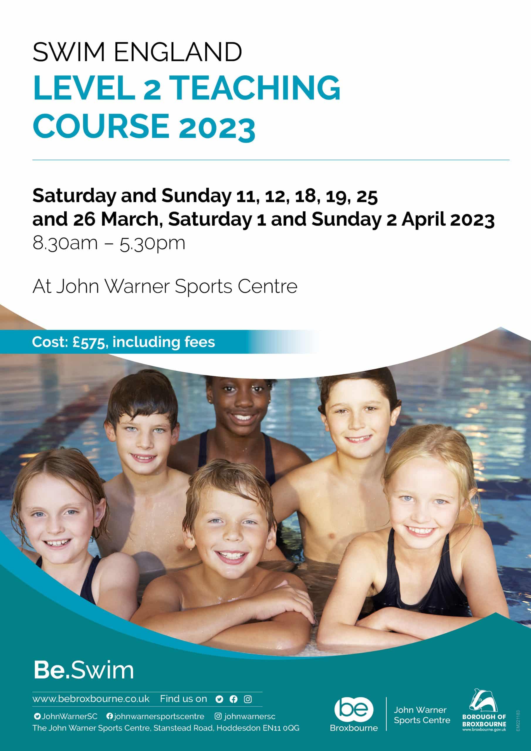 Swimming Courses and Qualifications • Be.Broxbourne