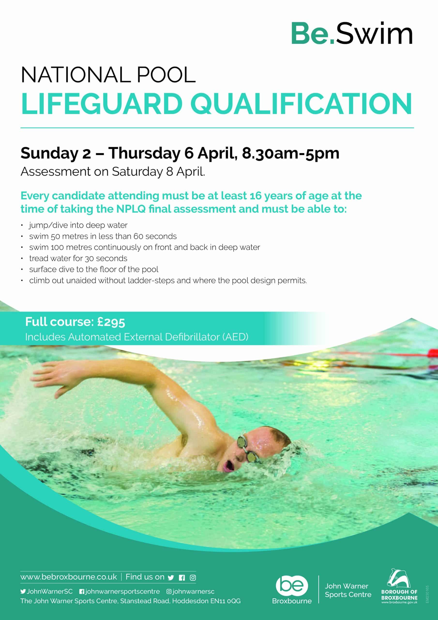 Swimming Courses and Qualifications • Be.Broxbourne